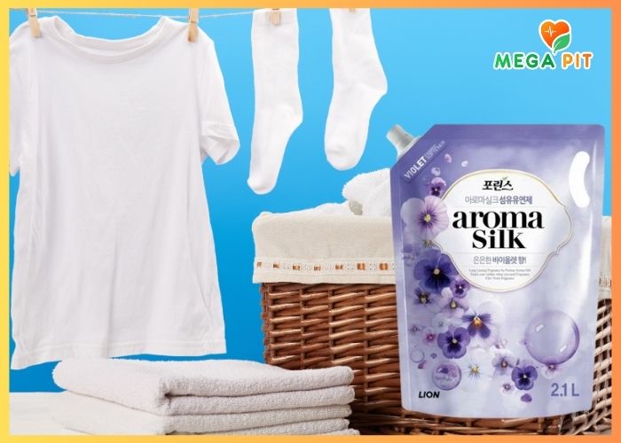 Кондиционер для белья "Фиалка" Porinse Aroma Silk Violet 2.1 л→ CJ LION ...