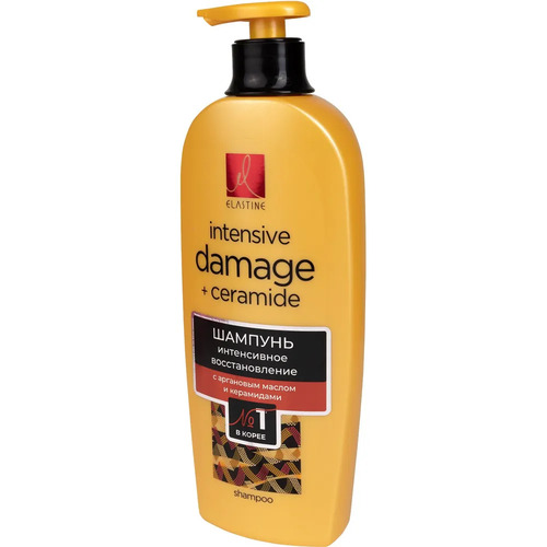 Шампунь для Поврежденных Волос с Аргановым Маслом, Intensive Damage Care Shampoo → "Elastine" ᐈ ...